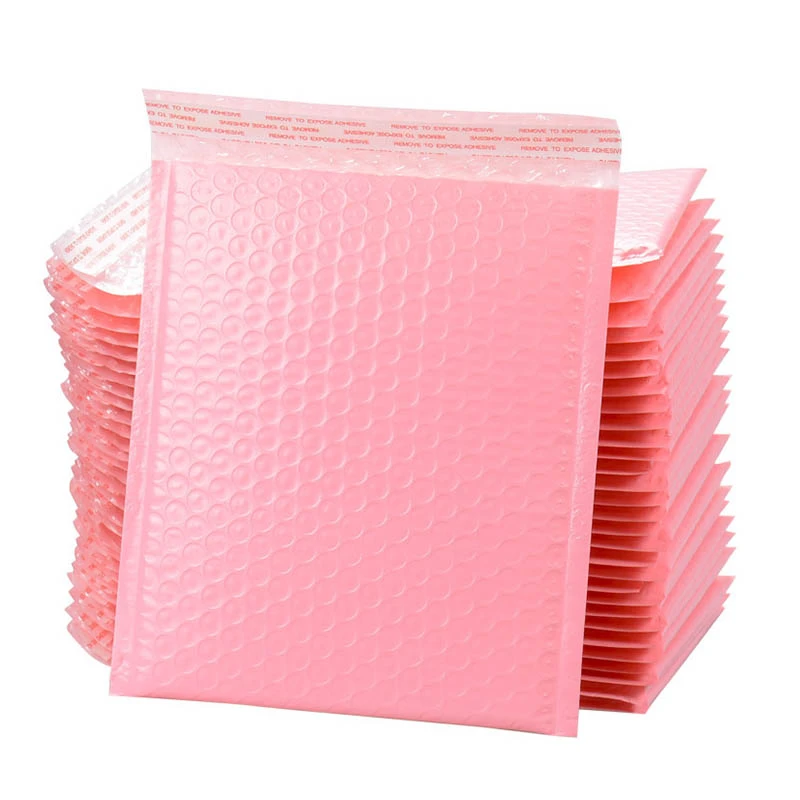 10pcs Pink Bubble Envelope Bags Self Seal Mailers Padded Shipping ...
