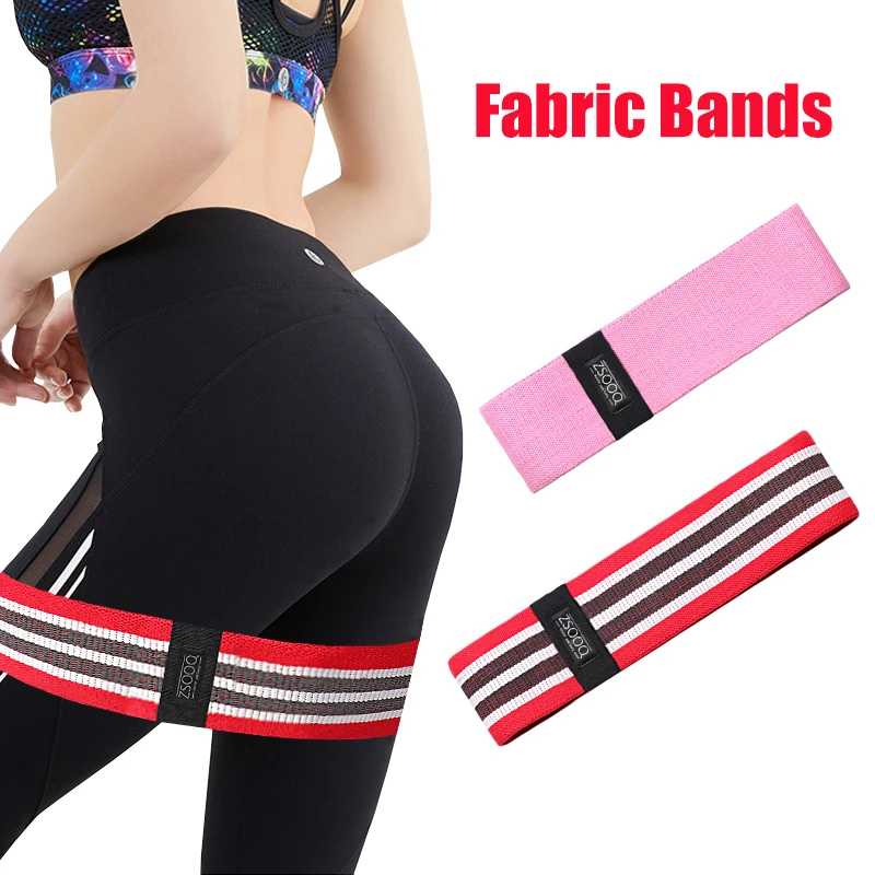 Fitness Hip Loop Resistance Bands Anti-slip Squats Expander Strength ...