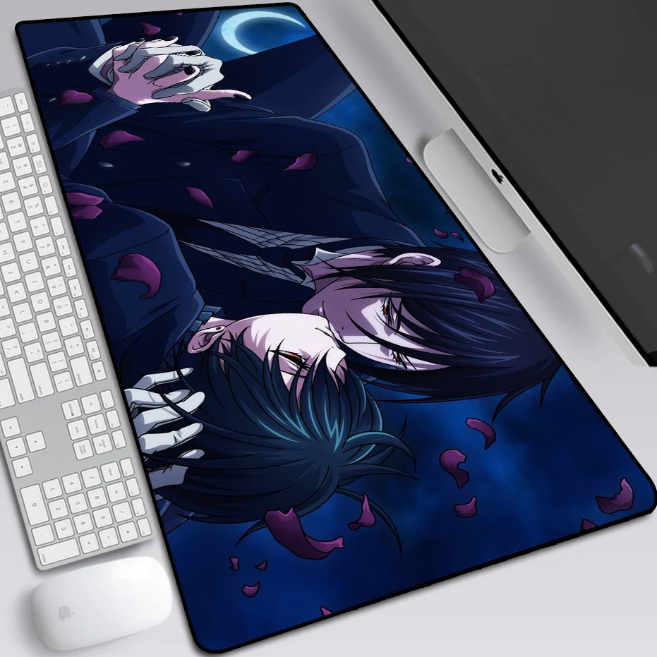 Black Butler Large Pad Mouse Mat Anime Print Computer Gamer Locking ...
