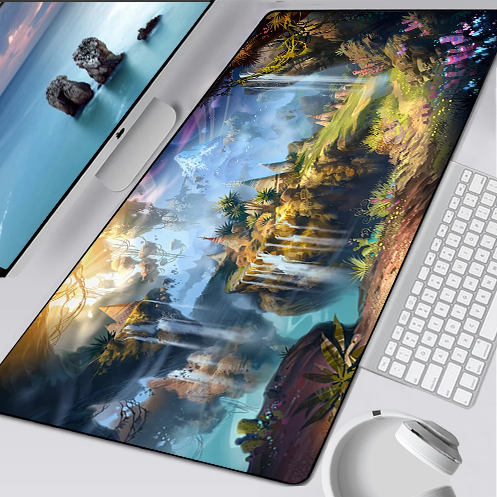 Large Gaming Mouse Pad Computer Mousepad Pc Gamer Mouse Mat Laptop ...