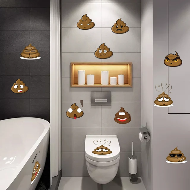 Stickers Poop WC | Boutique en Ligne Porte-papier-toilette.com