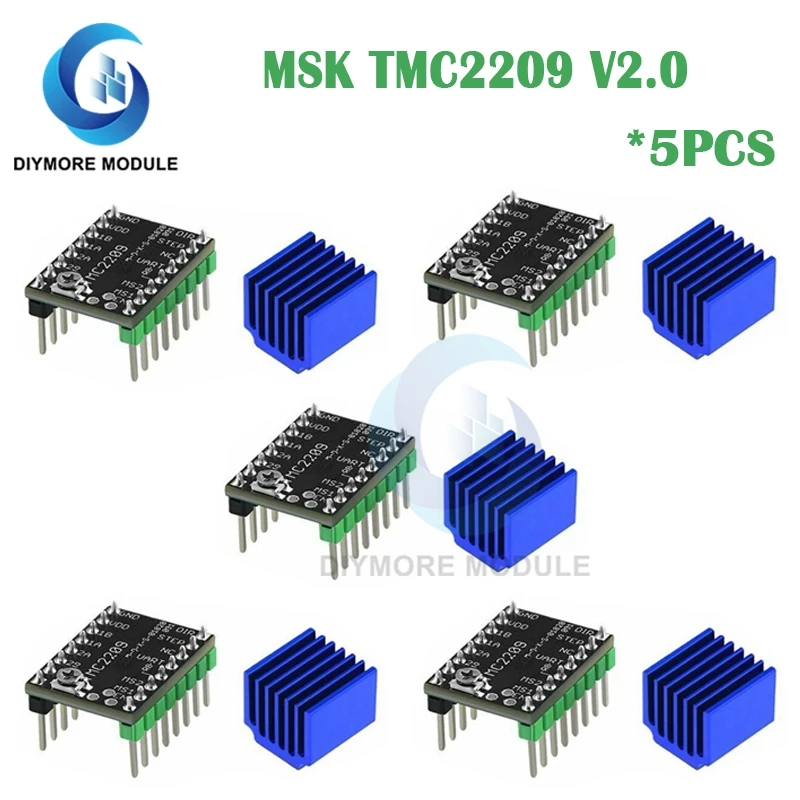 Bigtreetech Tmc2209 V1.2 Stepper Motor Driver Tmc2208 Uart Driver Vs Tmc2130 For Skr V1.4 Skr 2 ...