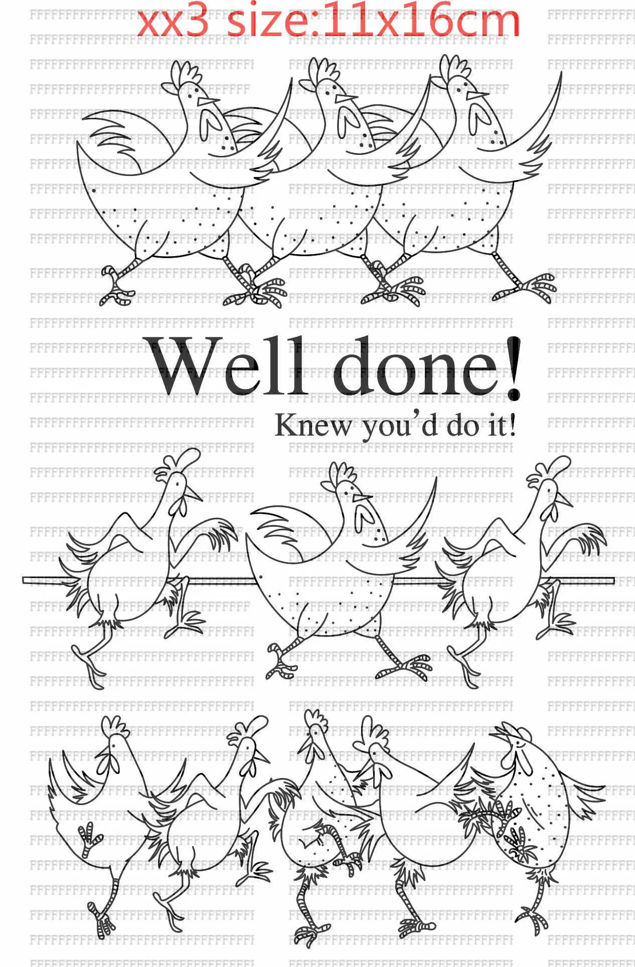 Animal Chicken Silicone Clear Rubber Stamp Sheet Cling Scrapbooking DIY ...