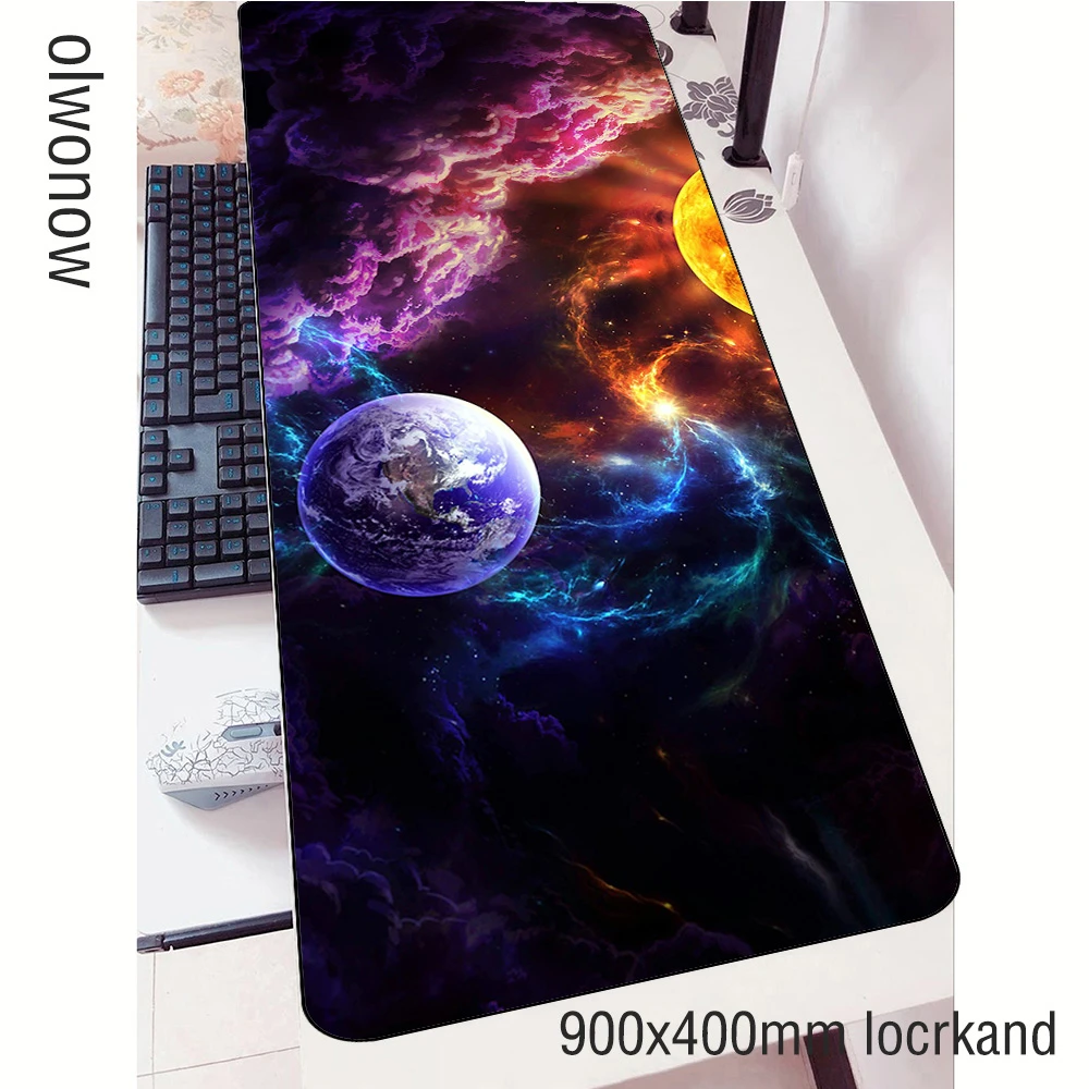 Space Sci Fi Mousepad 900x400x3mm Cloud Gaming Mouse Pad Gamer Mat ...
