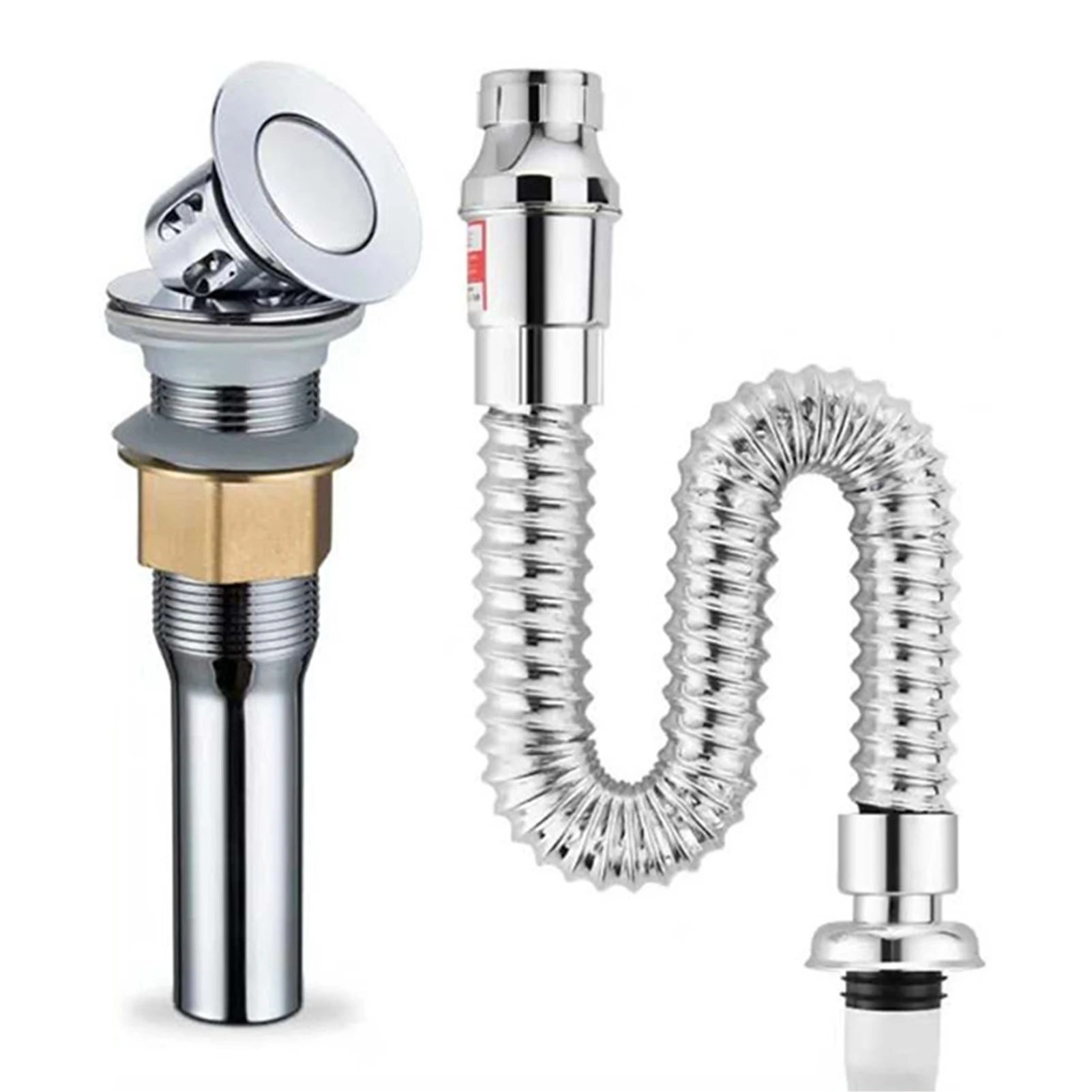 Sink-Drain-Pipe-Stainless-Steel-Siphon-Flexible-Hose-Sink-Drains ...