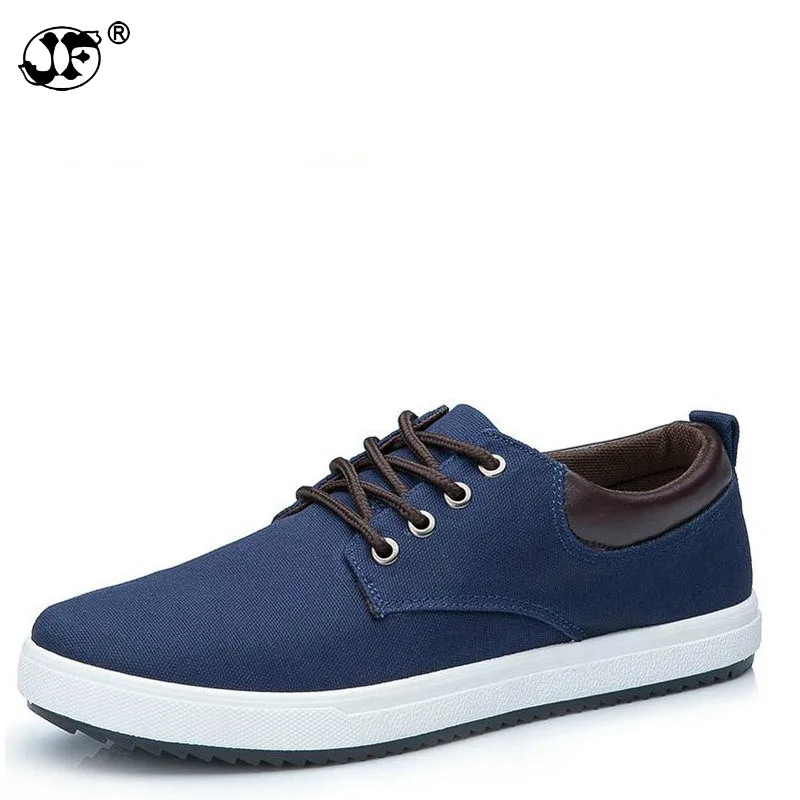 Zapatos informales cómodos para hombre, zapatillas de lona con cordones, marca de moda, novedad ...