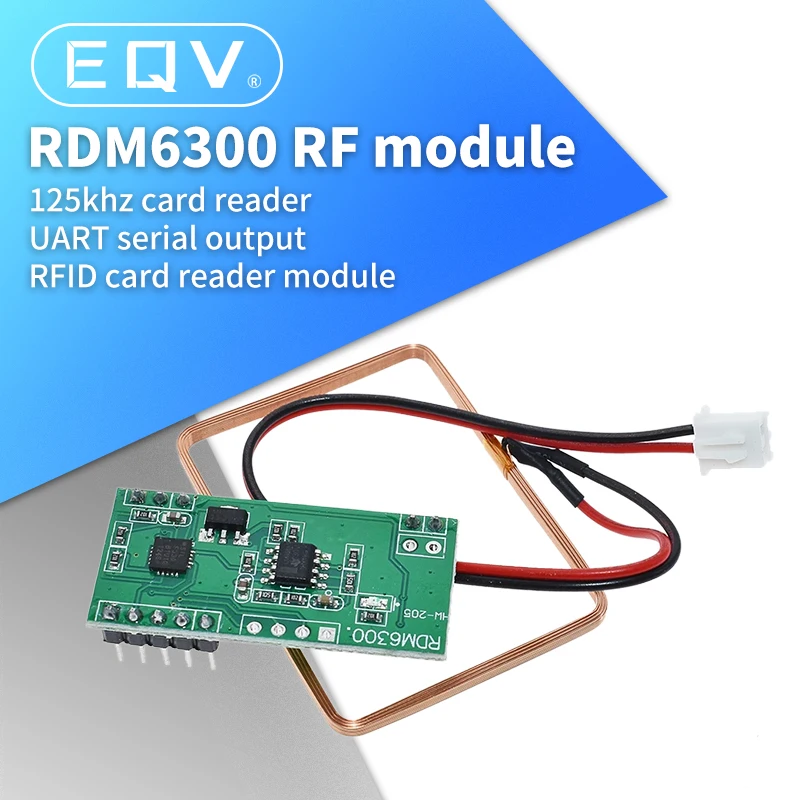 125Khz RFID Reader Module RDM6300 UART Output Access Control System for Arduino Best prices|rfid ...