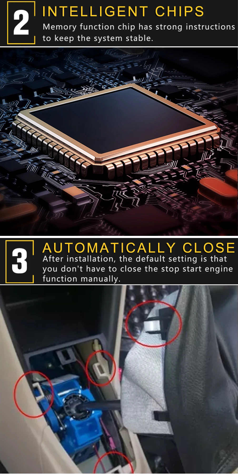 Engine start stop override module For Toyota Yaris XP150 2015-2019 Car ...