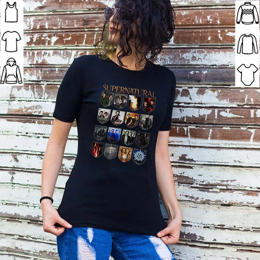 Supernatural All Season Series episodio camiseta, mujer|Camisetas ...