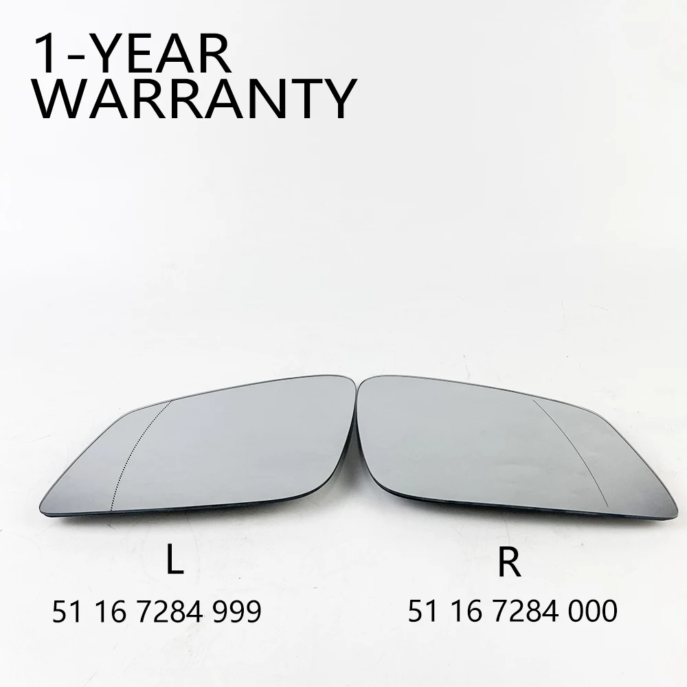 Left Hand Heated Mirror Glass 51167284999 51167284000 for BMW 1&3 ...