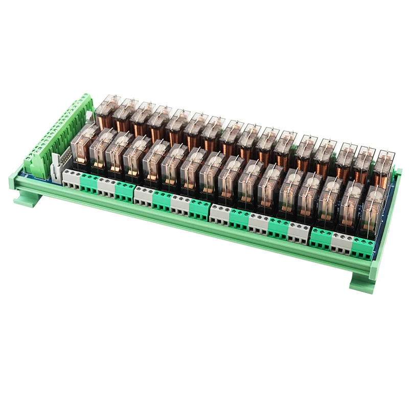 32-Channel-Single-Open-DC24V-Relays-Hongfa-Relay-Module-Transparent-16A ...