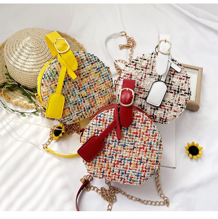 Fashion Crossbody Bags for Ladies Colorful Round Shoulder Bag Girls ...