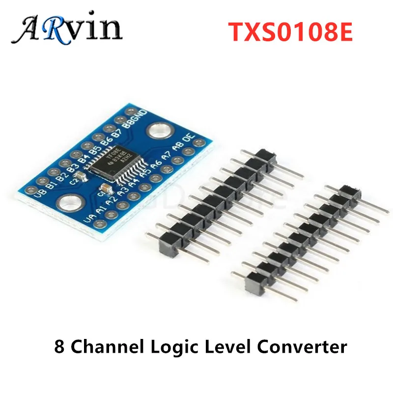 5pcs-TXS0108E-8-Channel-Logic-Level-Converter-Bi-Directional-High-Speed ...