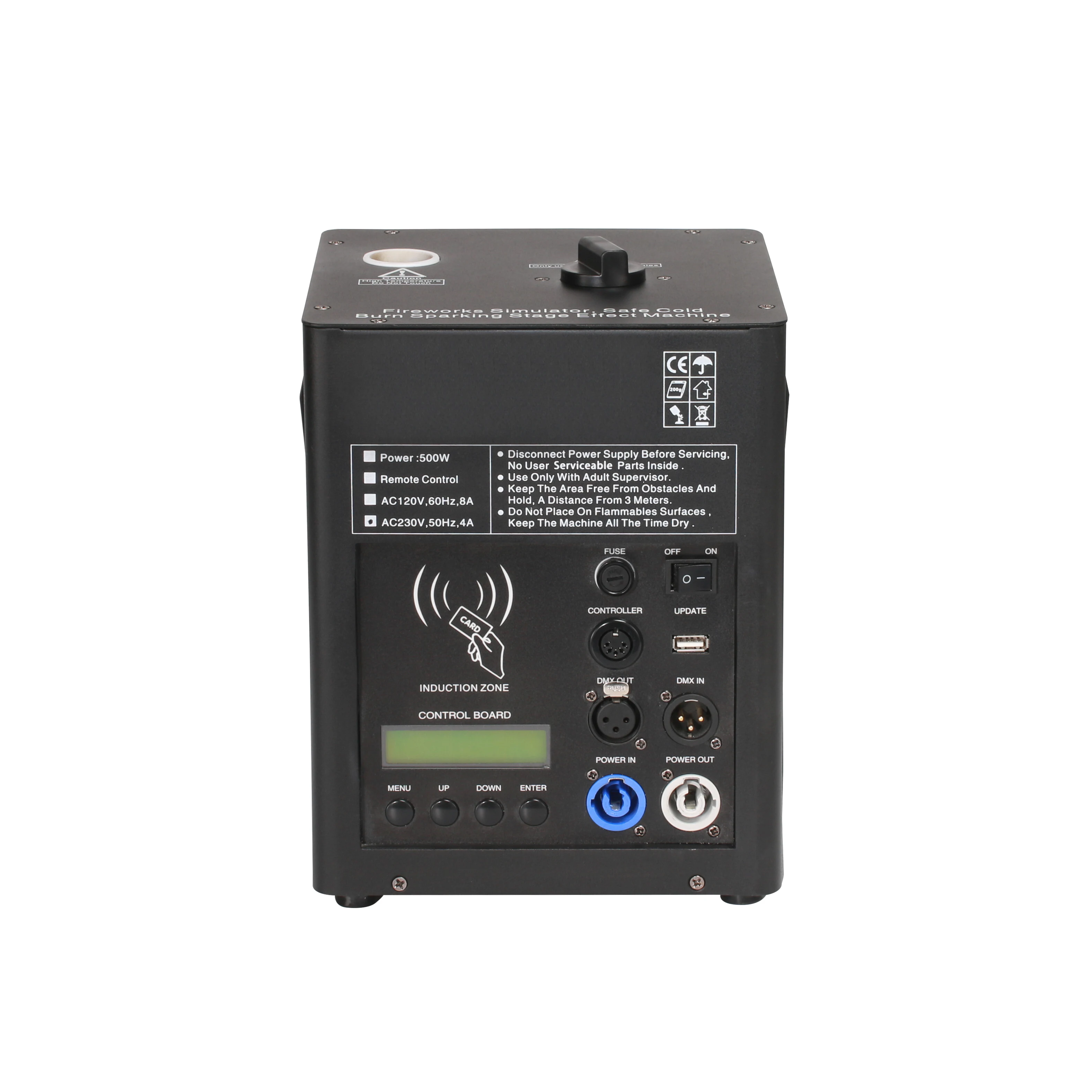 500W Electric Sparkler Flame Fire Machine Sparkler 2m Height ...