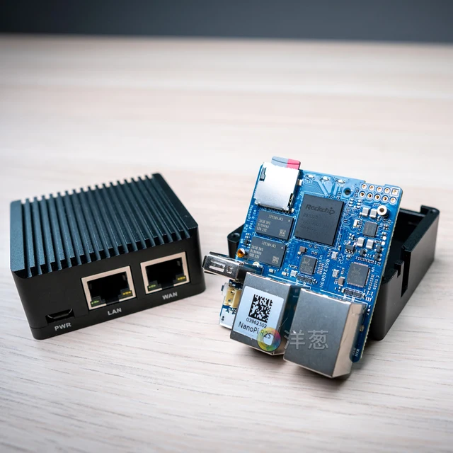 Nanopi R2S R4S Kettős Gigabites Fémhéj Útválasztó Openwrt Lede ...