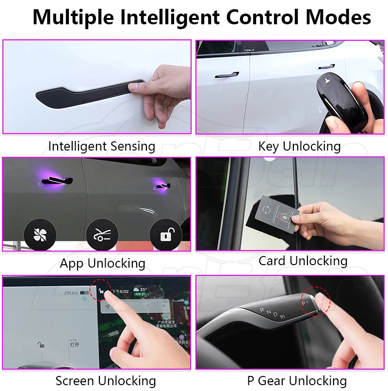 Carbar Exterior Door Handles for Tesla Model Y – Car parts wholesale