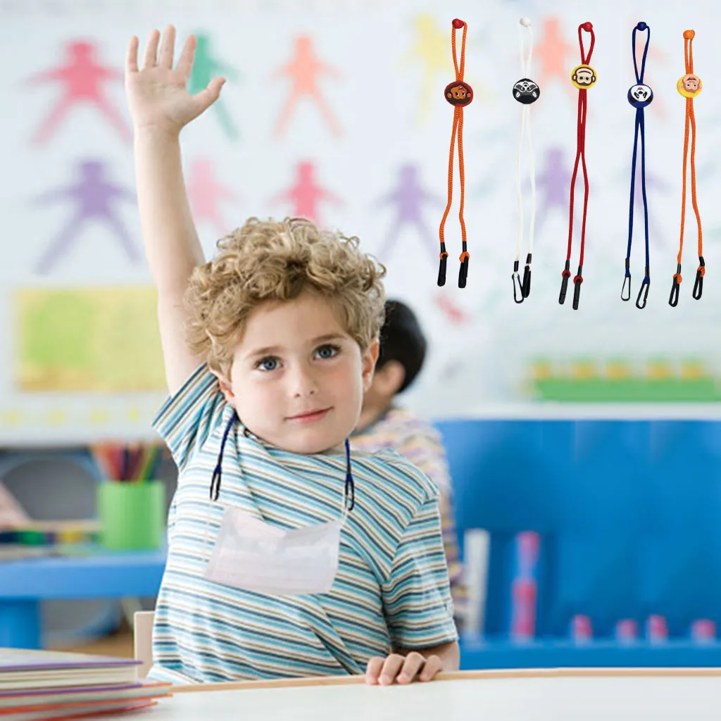 20pcs Child Adjustable Face Mask Extension Lanyard Handy Ear Holder ...