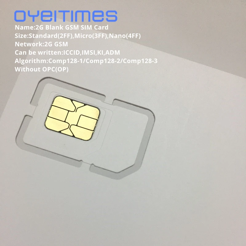 Oyeitimes 2g Gsm Sim Card Blank Sim Card 2g Programmable Gsm Sim Card ...