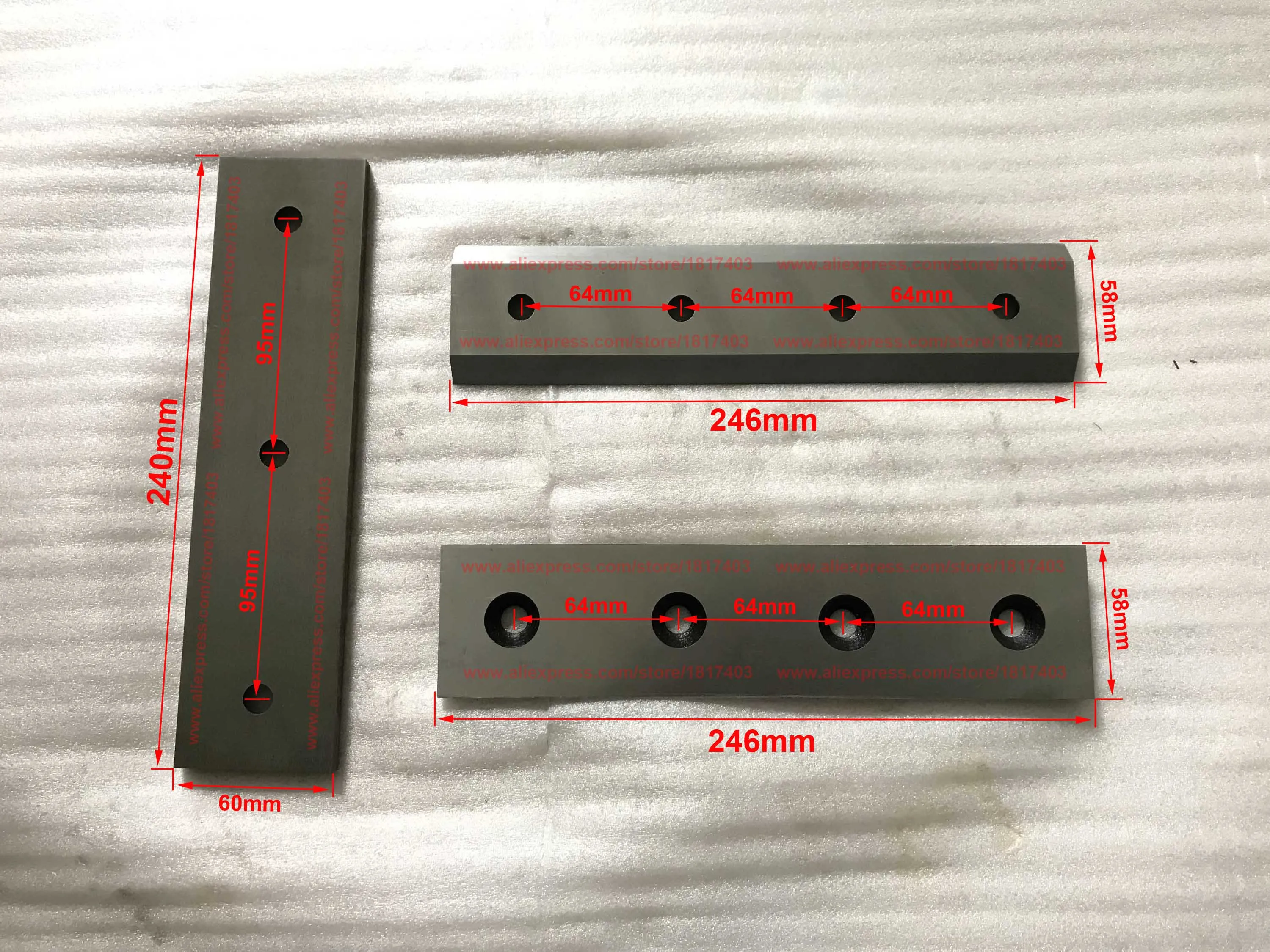 24PMF.02.107 chipper blades + 24PMF.01.101 bed blade anvil 24PMF.02.101 ...