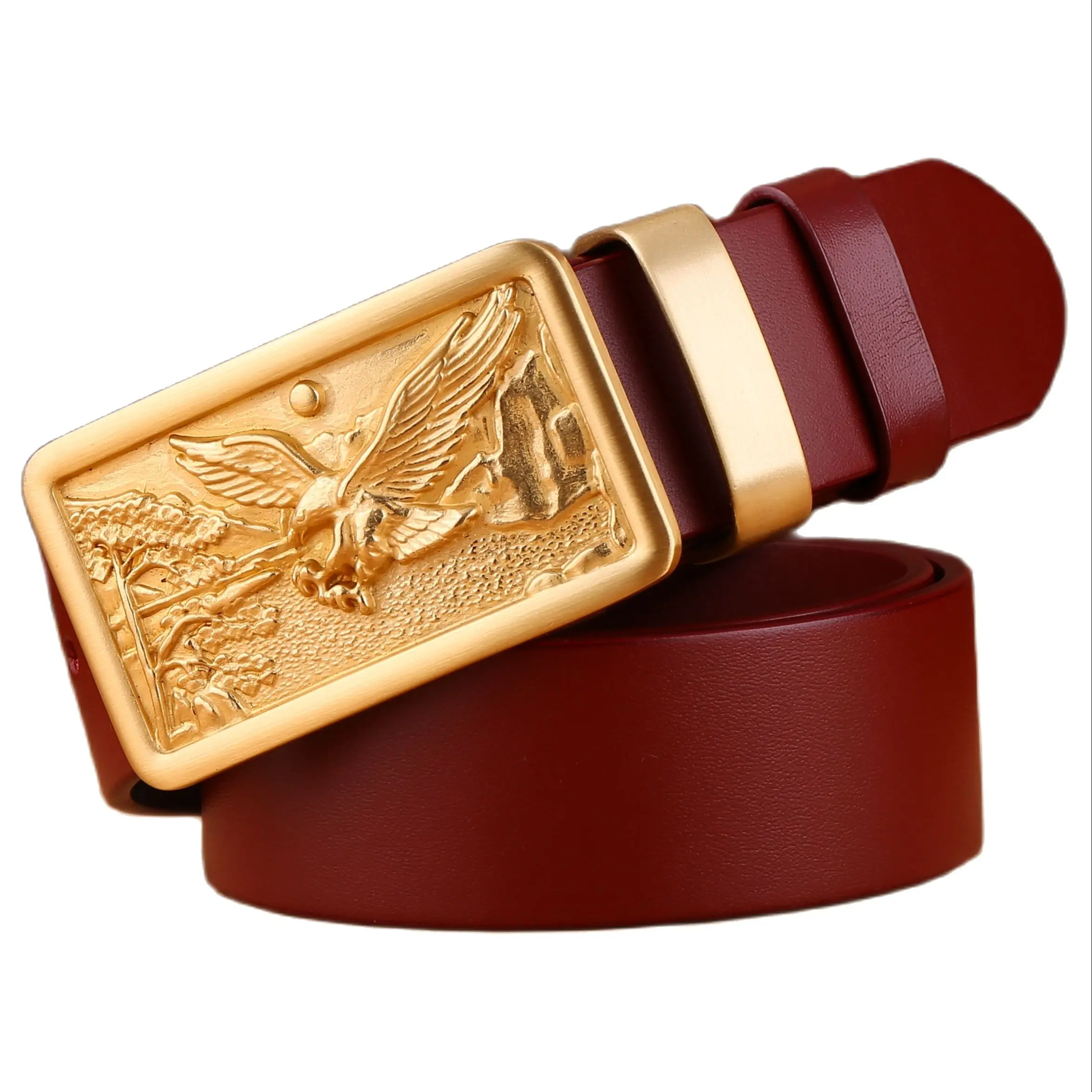 eagle-solid-brass-buckle-luxury-full-grain-100-genuine-leather-2020-new ...