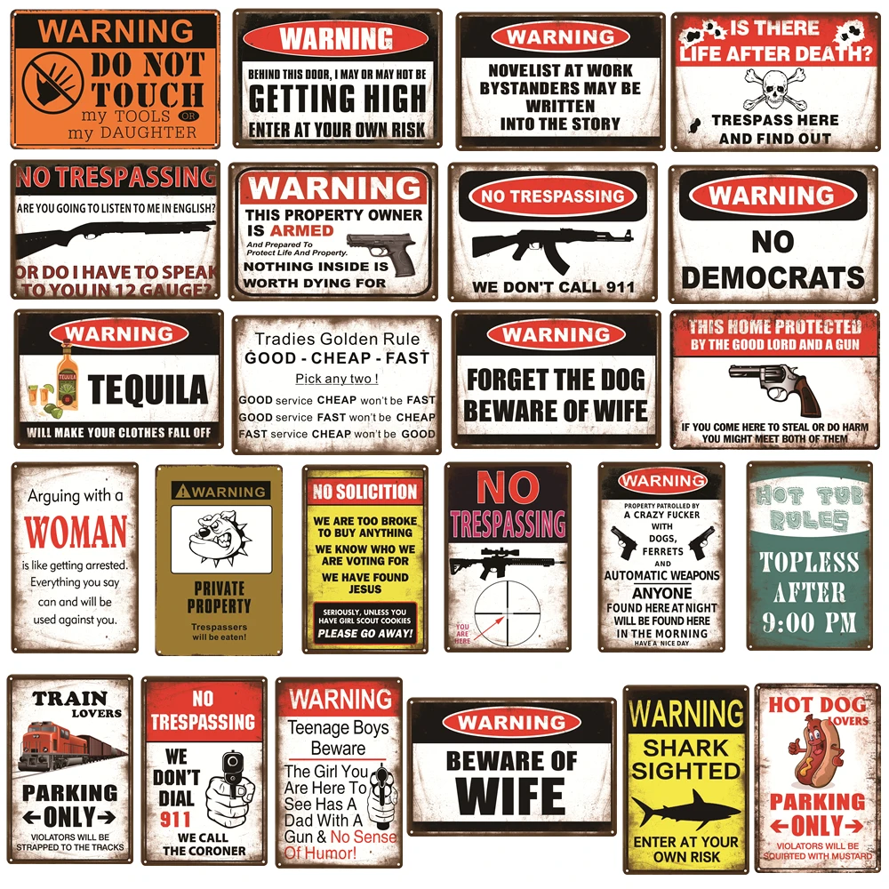 Funny No Stealing Signs