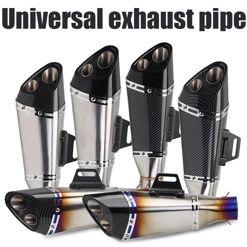 38-51mm Universal Motorcycle Exhaust pipe Motocross Muffler for S1000rr ...