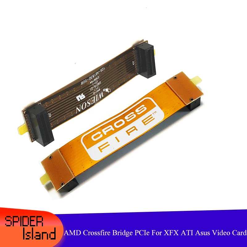 CrossFire Bridge 커넥터 AMD ATI 그래픽 카드 용 플렉스 유연한 케이블 와이어 코드 AMD Crossfire ...