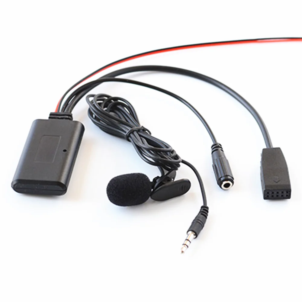 Car-Business-CD-Bluetooth-Music-Audio-Cable-10Pin-Microphone-Mic ...