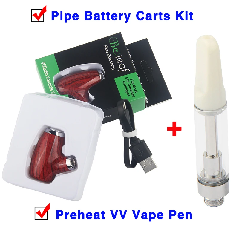 E Pipe Vaporizer Mod Starter Kit Electronic Cigarette with .5ml Vape ...
