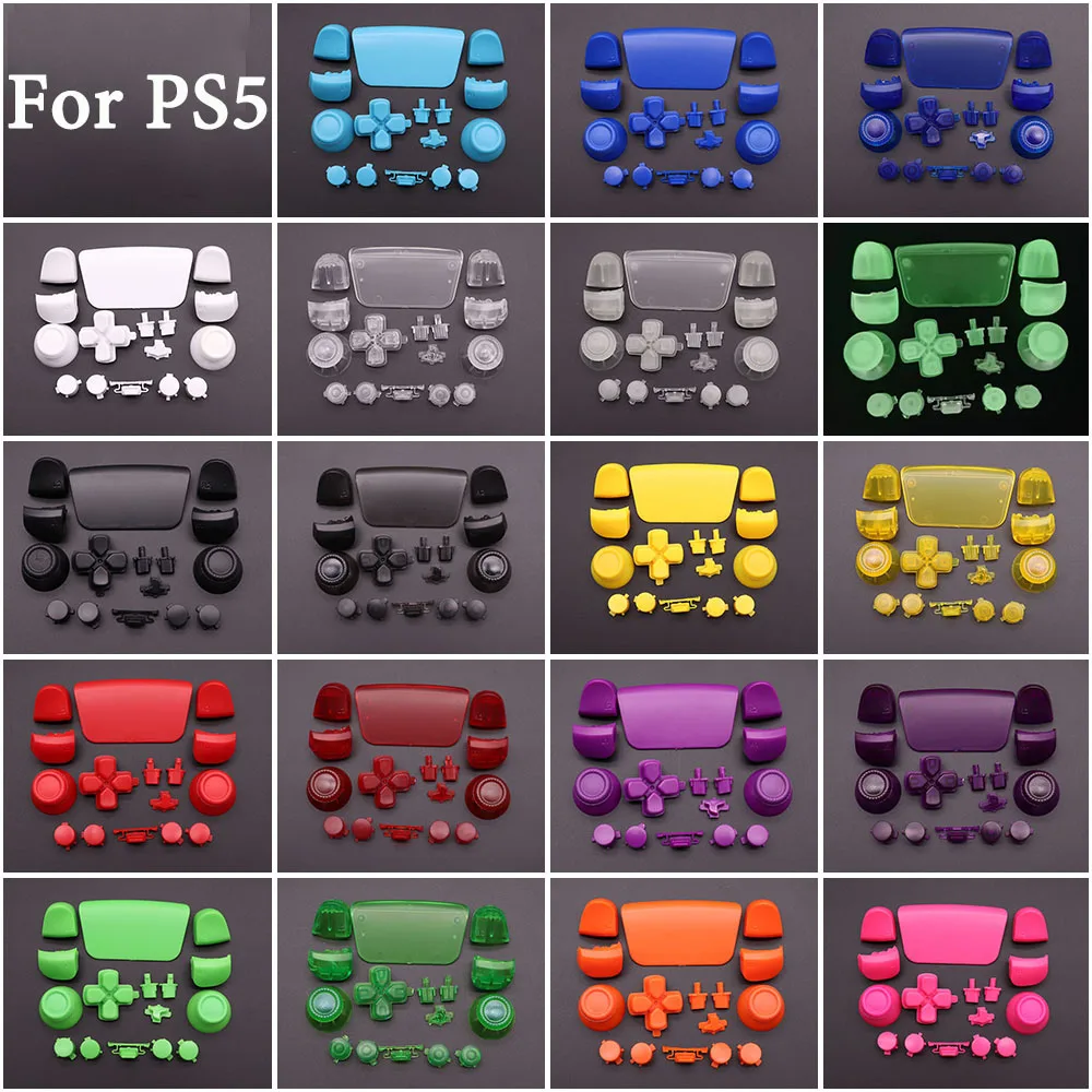L1 R1 L2 R2 Button D-pad Share Buttons Kit Joystick Caps Replacement ...