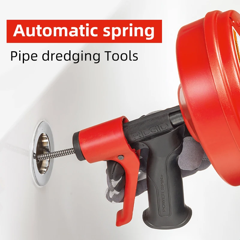 76m 가정용 싱크 튜브 화장실 준설 파이프 배관 싱크 클리너 욕실 욕조 배수 화장실 통과 물 차단 도구공구 부품