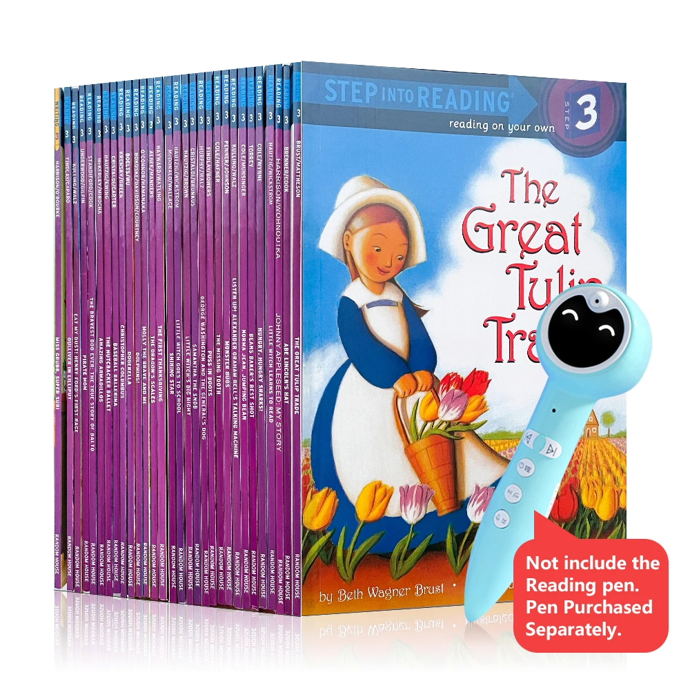 30 Books/set Step Into Reading Level 3 Reading on Your Own 4 12 Year ...