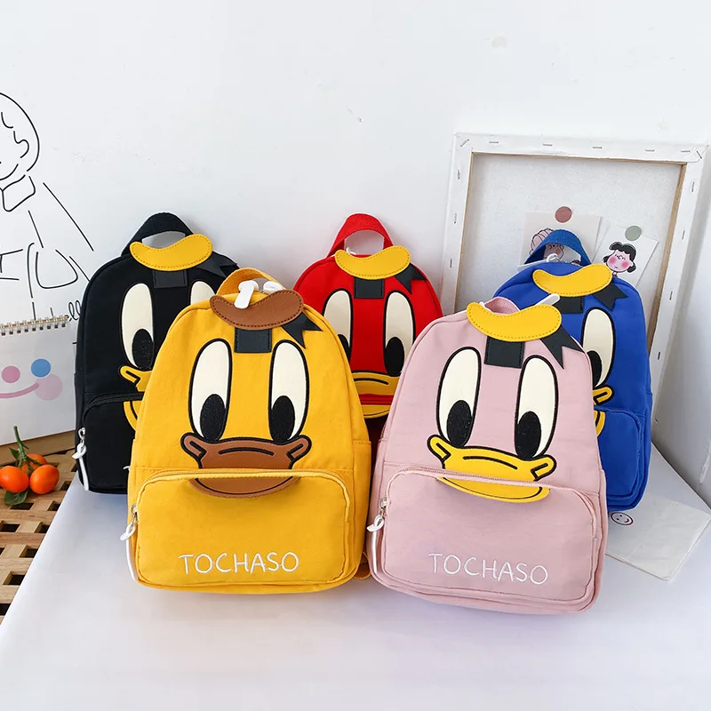 Disney Donald Duck Backpack Cartoon Fashion Simple Cute Duck Backpack ...
