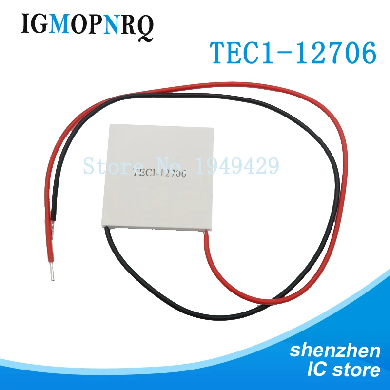 60pcs / Lot Tec1 12706 12v 6a Tec Thermoelectric Cooler Peltier ...