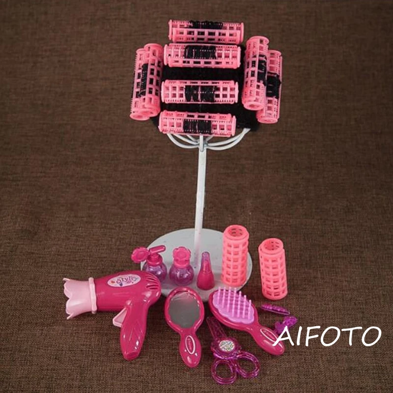 Newborn Photography Props Perm Rods Cap+electric Hair Drier+comb+mirror ...