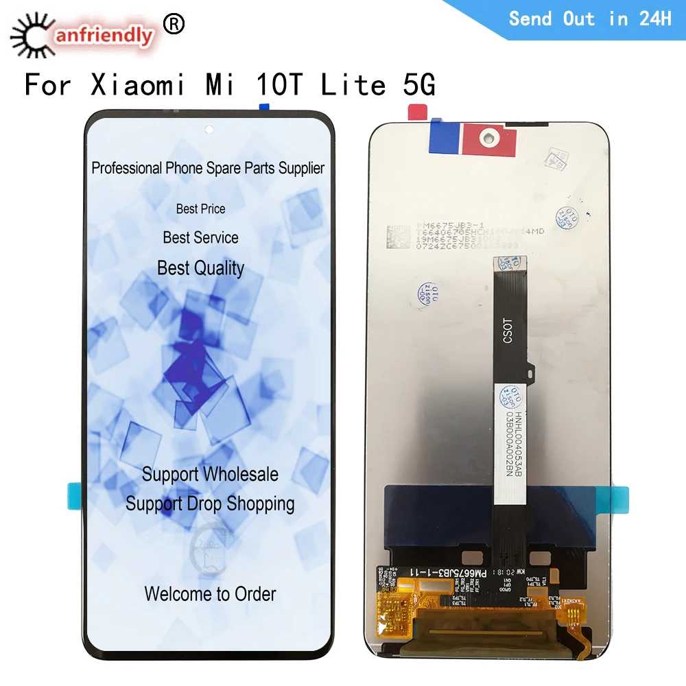 Mi 10T Lite LCD สำหรับ Xiaomi Mi 10T Lite 5G M2007J17G LCD จอแสดงผล ...