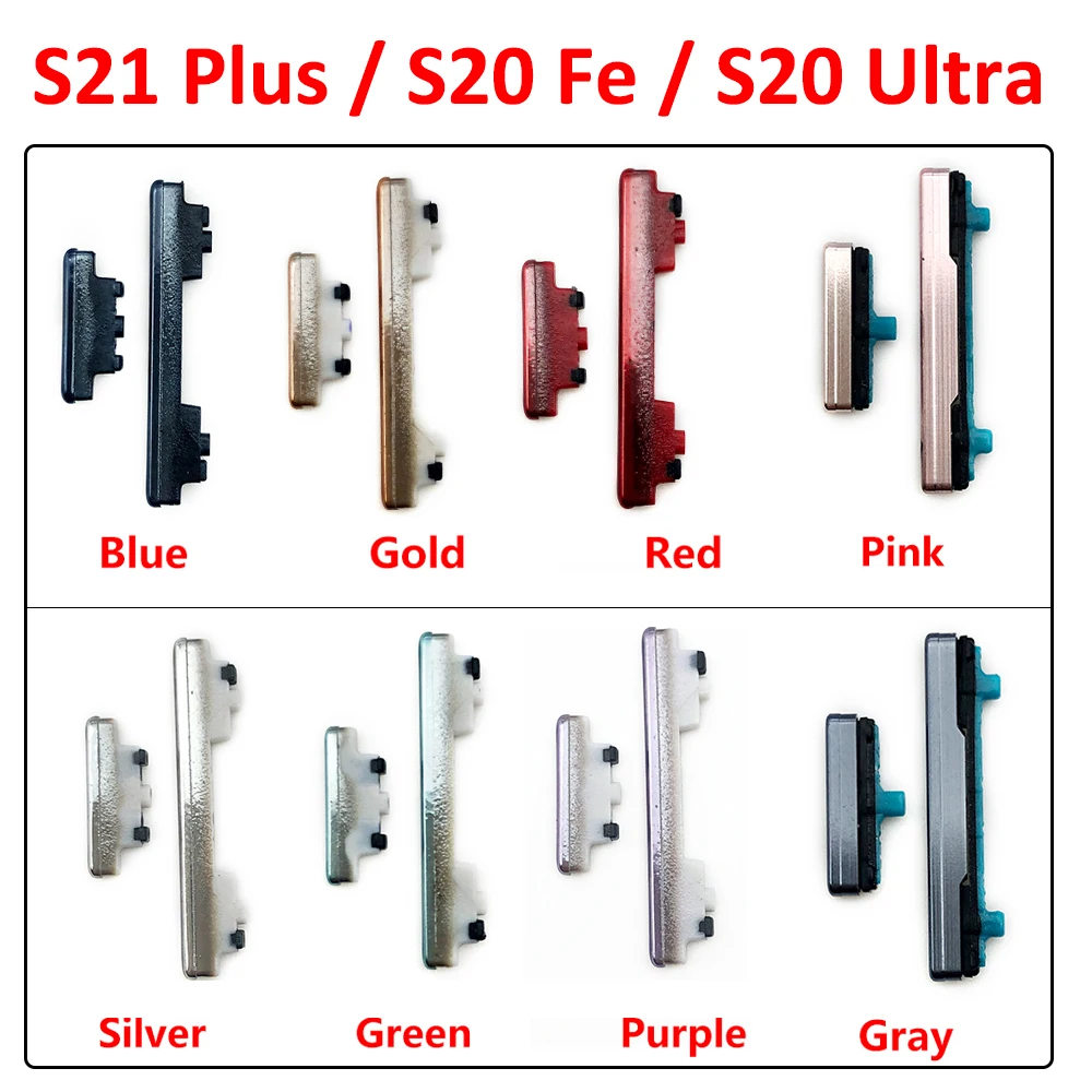 New Side Power Key +volume Button For Samsung Galaxy S21 Plus / S20 Fe ...