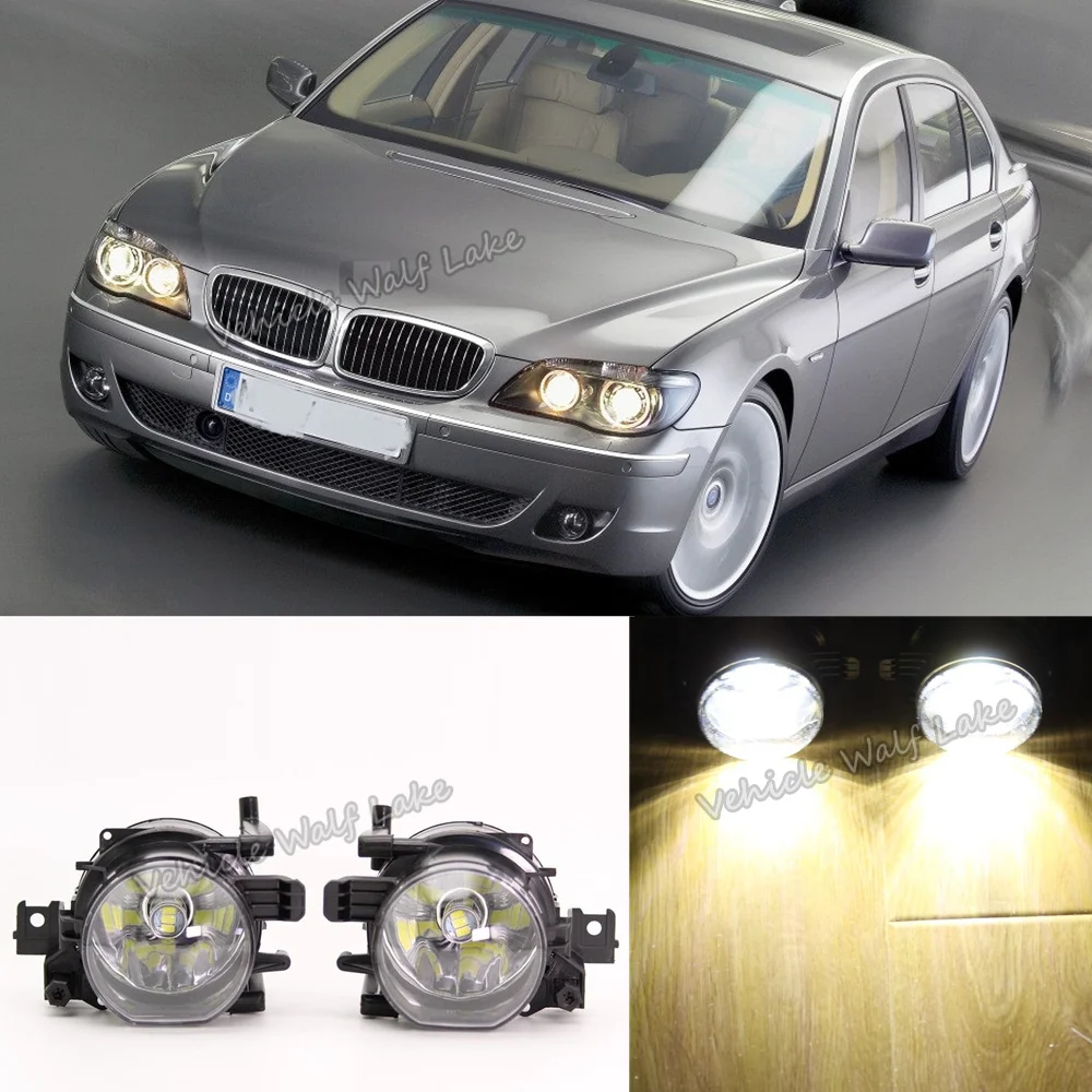 LED Fog Lamp For BMW 7 Series E65 E66 730 740 745 d 735 745 760 2005 2006 2007 2008 Front LED ...