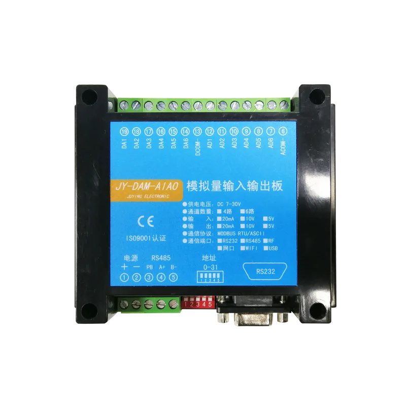 Dam-aiao 4-20ma/0-5v/0-10v Analog Input And Output Da Module Modbus ...