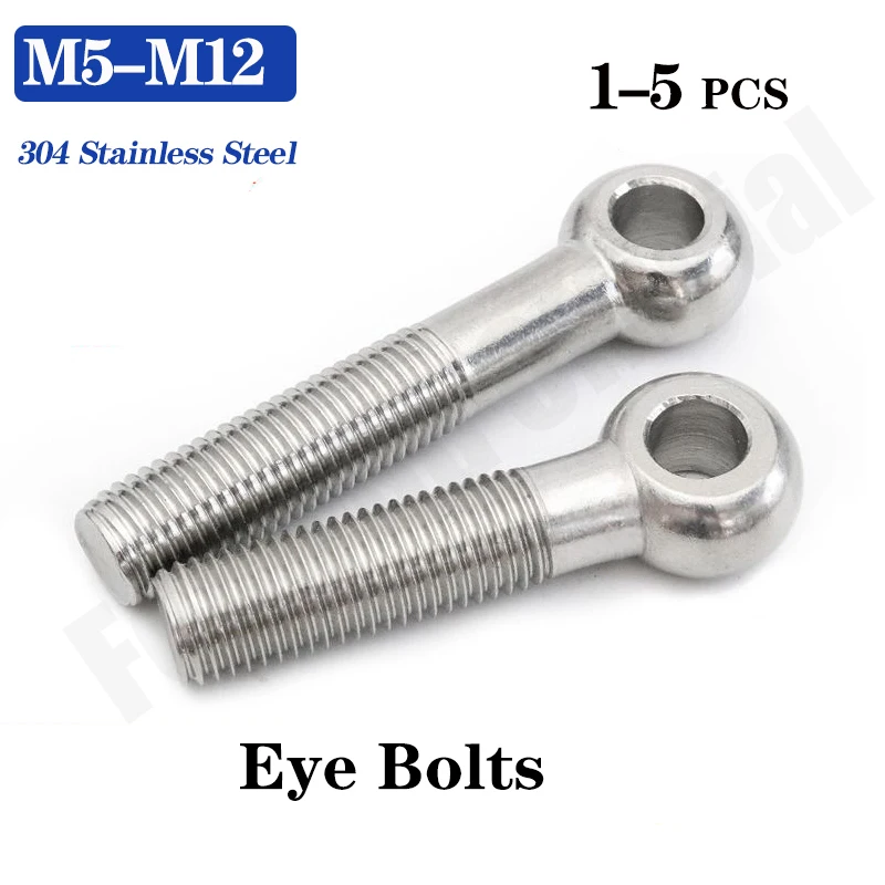 Gb798 [m5 M6 M8 M10 M12 M14 M16] 304 Stainless Steel Eye Bolt Stud ...