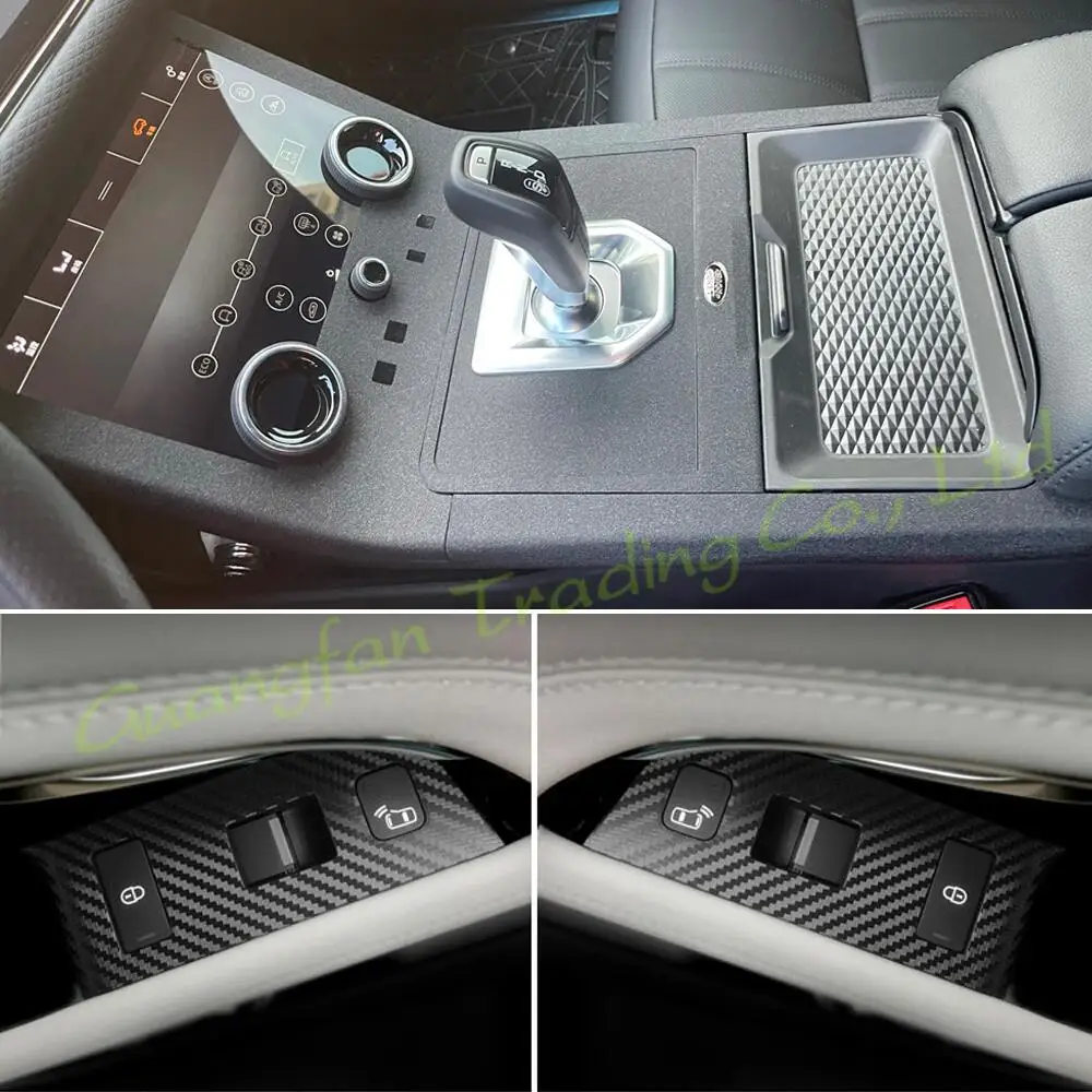 For Range Rover Evoque Year 2020 3D/5D Carbon Fiber Car Inner Trim ...