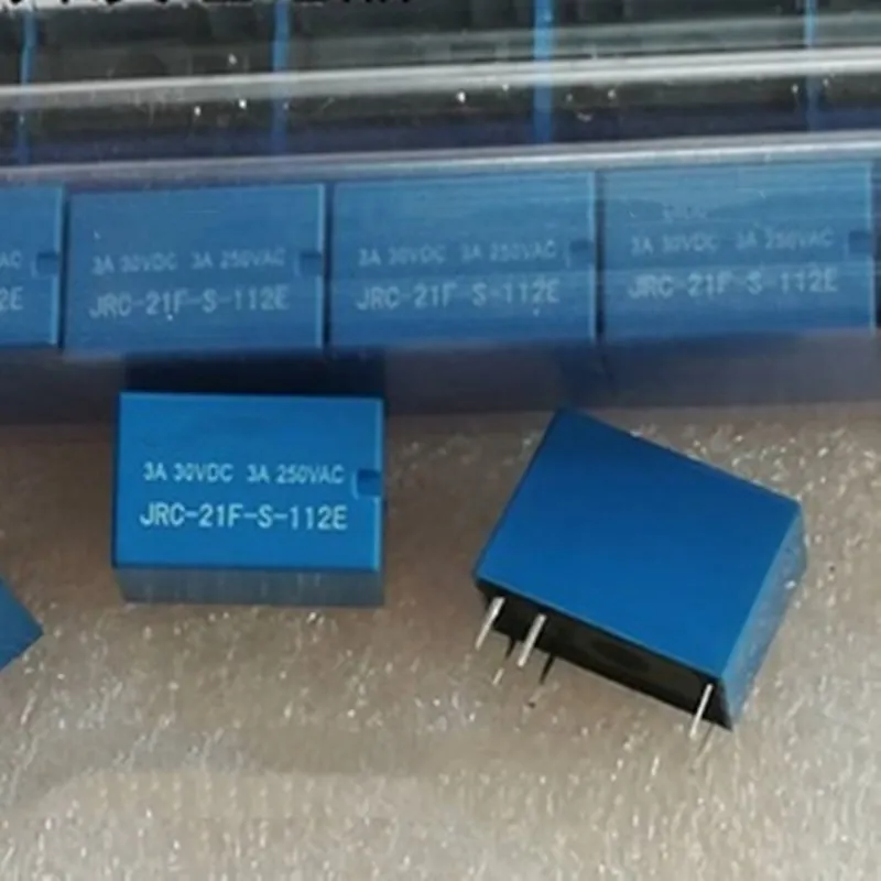 5 unids/lote JRC-21F-S-112E 12VDC 3A spot relay