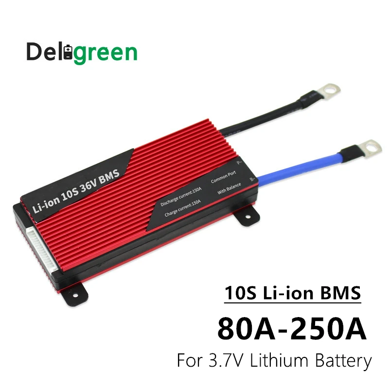 Bms 10s 80a 100a 120a 150a 200a 250a Pcm/pcb/bms Para Bateria De Íon ...
