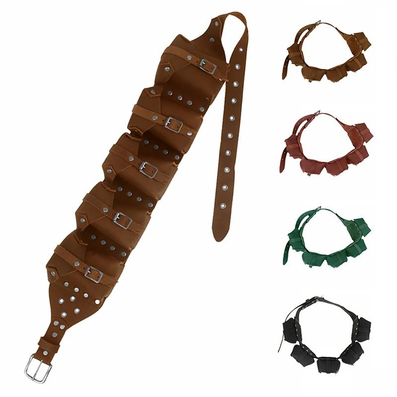 Medieval Steampunk Cavalry Bandolier Sash Shoulder Cartridge Belt With ...