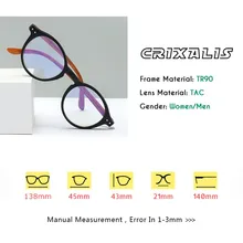 CRIXALIS Anti Blue Light Reading Glasses For Women Men TR90 Flexible ...
