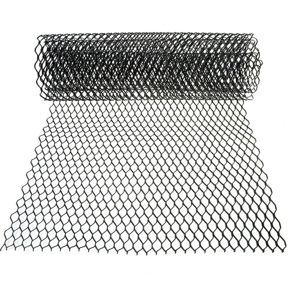 Car Grill Front Bumper Mesh Sheet 11x25mm Hexagon Grids Aluminum Alloy ...