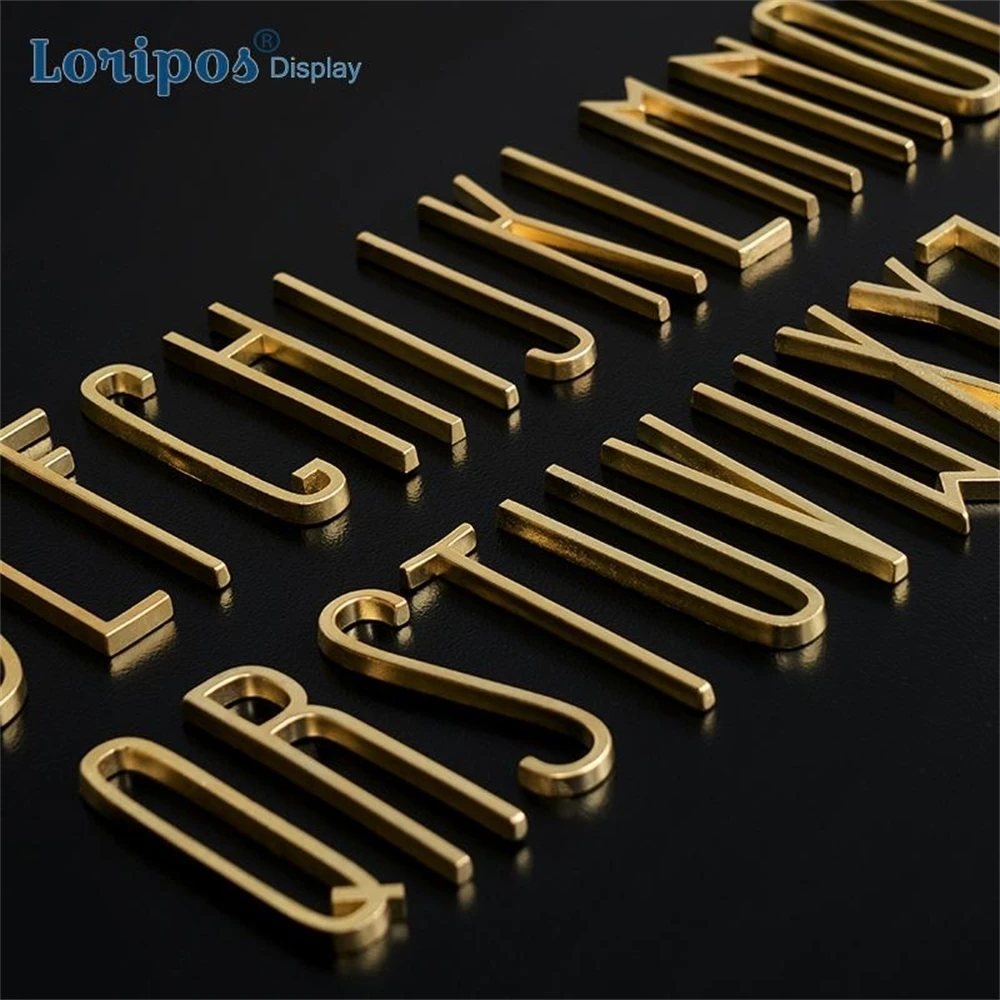 Nordic-Wind-Brass-Decoration-English-Alphabet-Wall-Paste-Creative-Pure ...