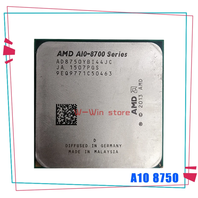 AMD A10 Series PRO A10 8750B A10, 8750, 3,6G, 65W, AD8750YBI44JC/AD875BYBI44JC, enchufe FM2 ...