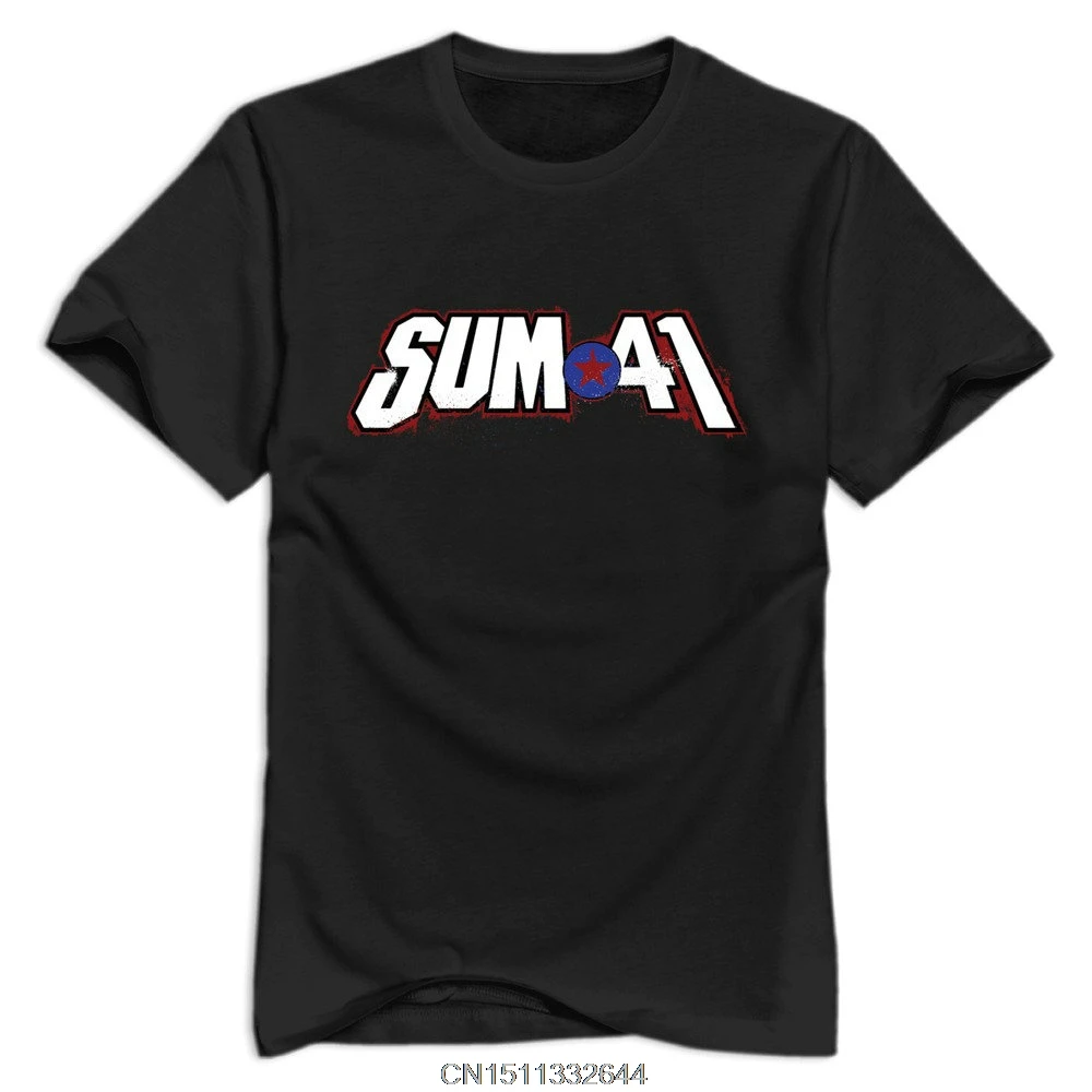 Sum 41 T Shirt Men's Crew Neck Fashionable Underclass Hero Cotton Short ...