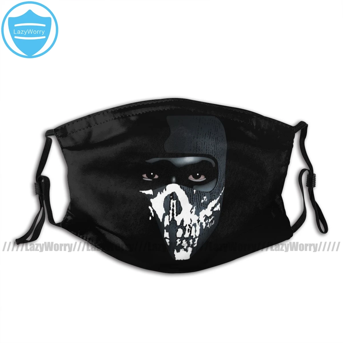 Cod Ghosts Mouth Face Mask Ghosts Facial Mask Pretty Polyester Adult ...
